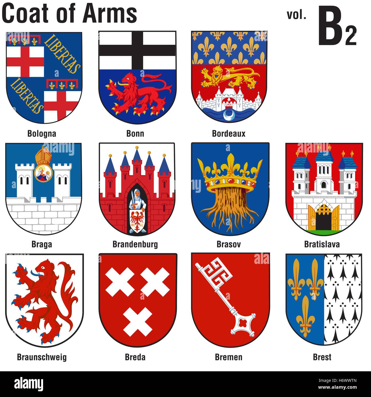 Bremen coat of arms hi-res stock photography and images - Alamy