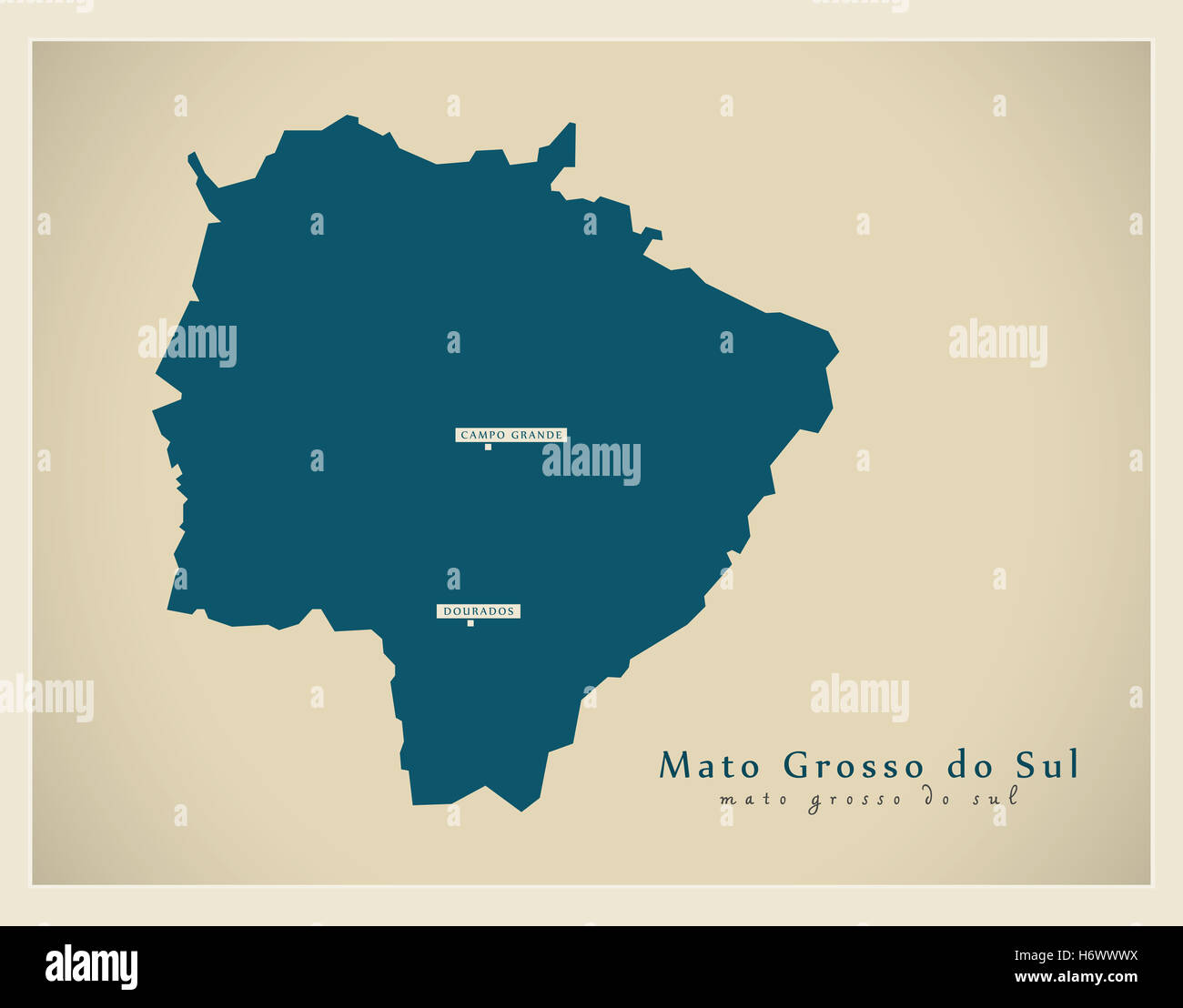 Mato grosso map hi-res stock photography and images - Alamy