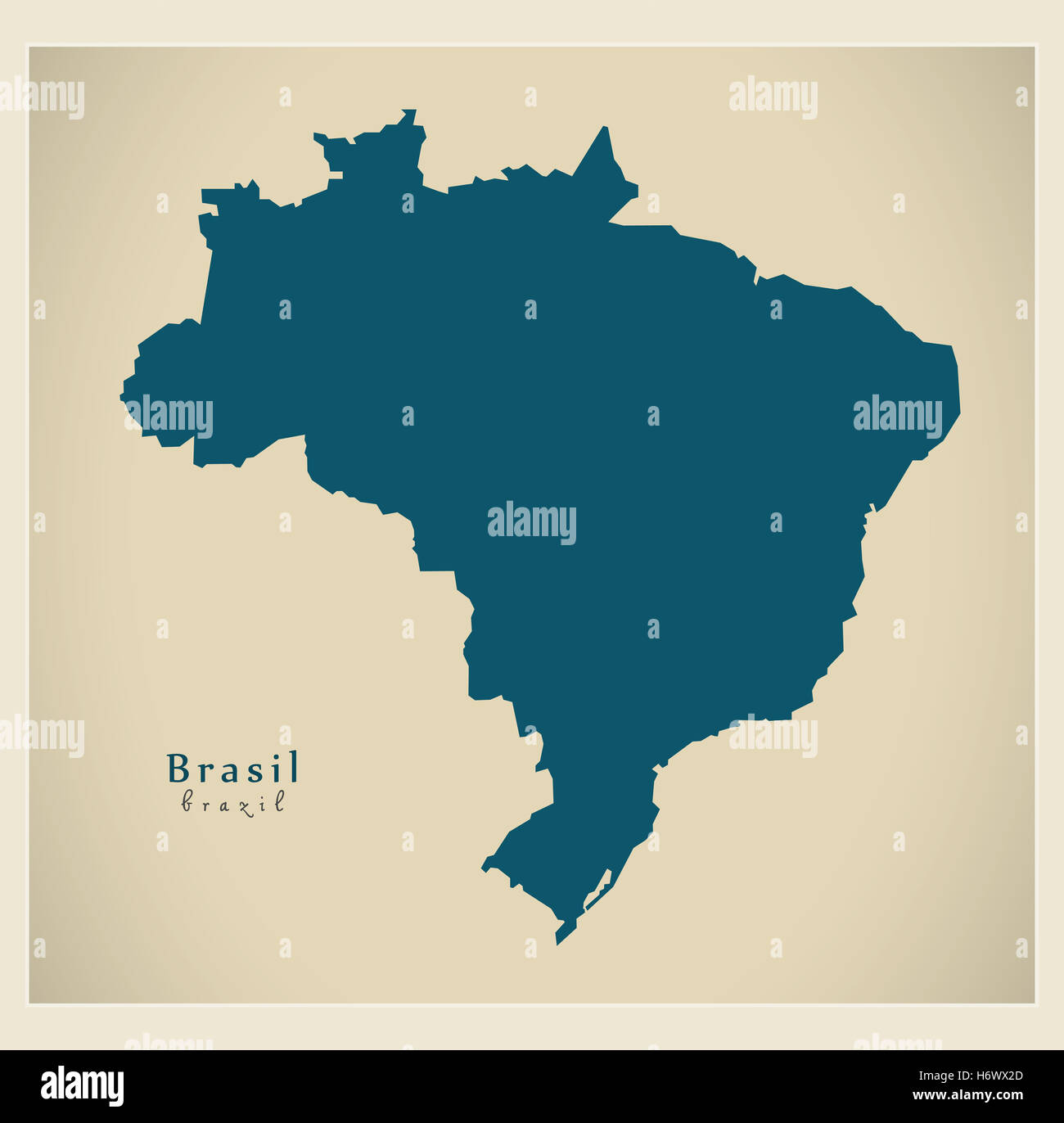 Map of brasil hi-res stock photography and images - Alamy