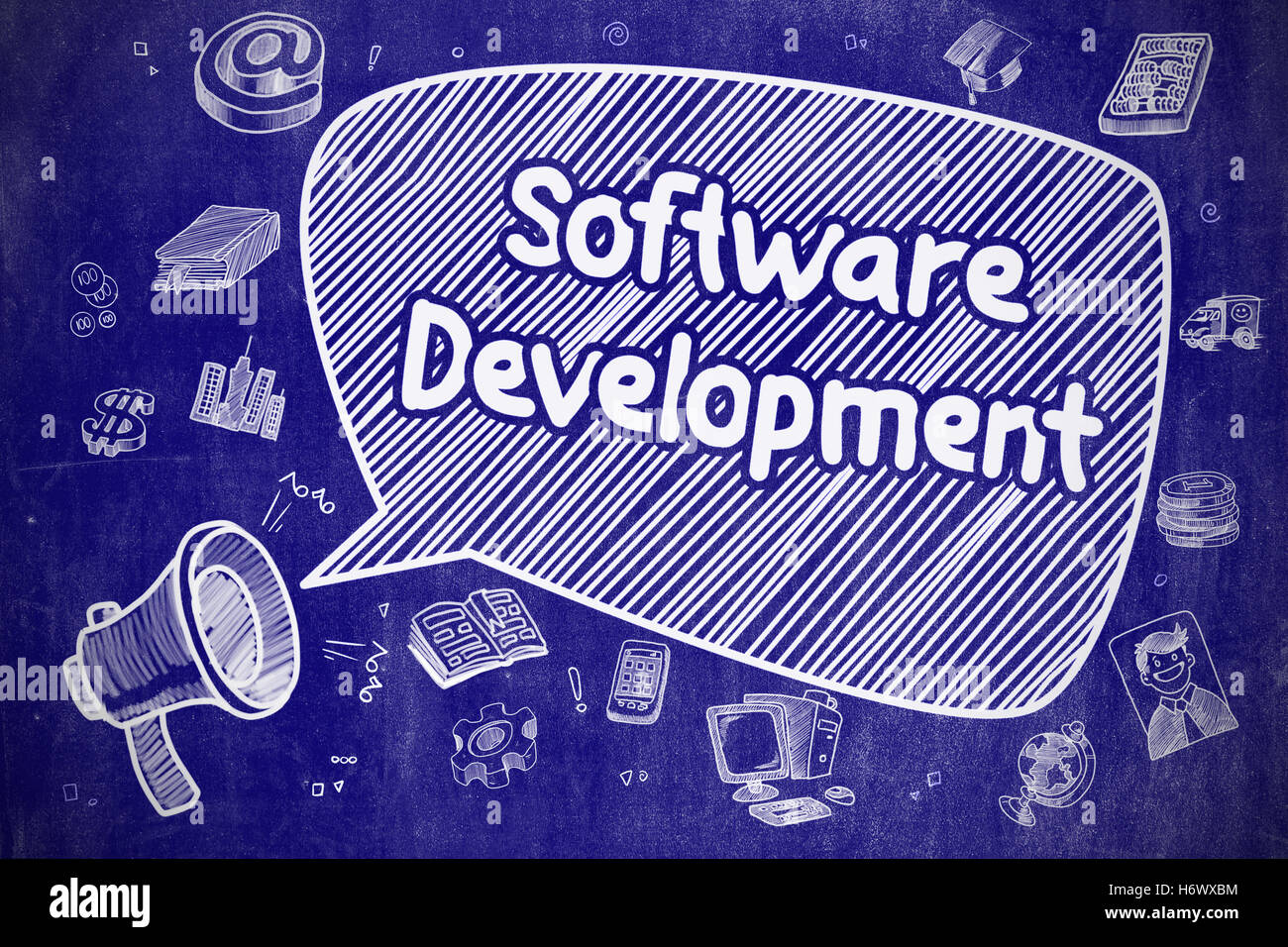 Software Development - Business Concept Stock Photo - Alamy