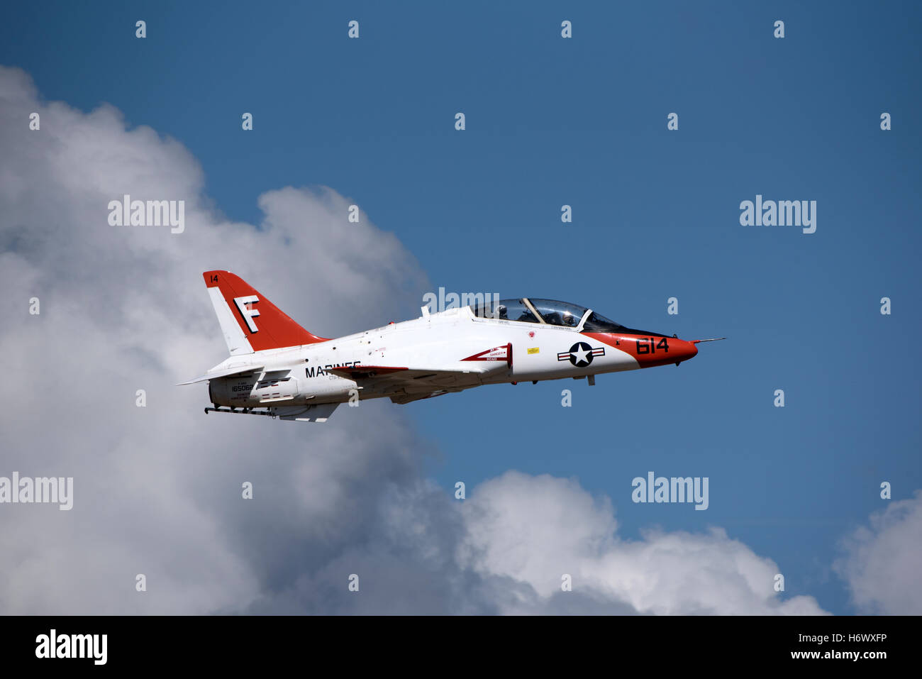 US Marines Corps T-45 Goshawk jet flight trainer aircraft Florida USA ...
