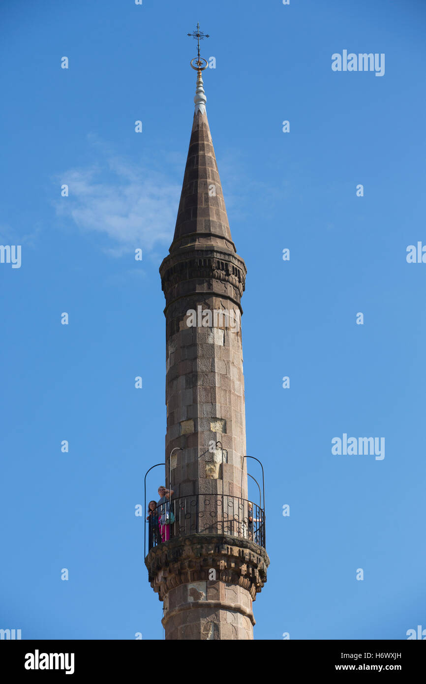 The Kethuda minaret , Eger, Hungary. The Minaret of Eger is the ...