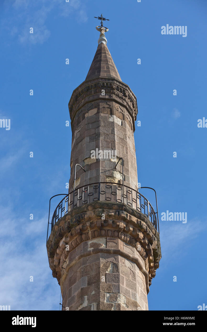 The Kethuda minaret , Eger, Hungary. The Minaret of Eger is the ...