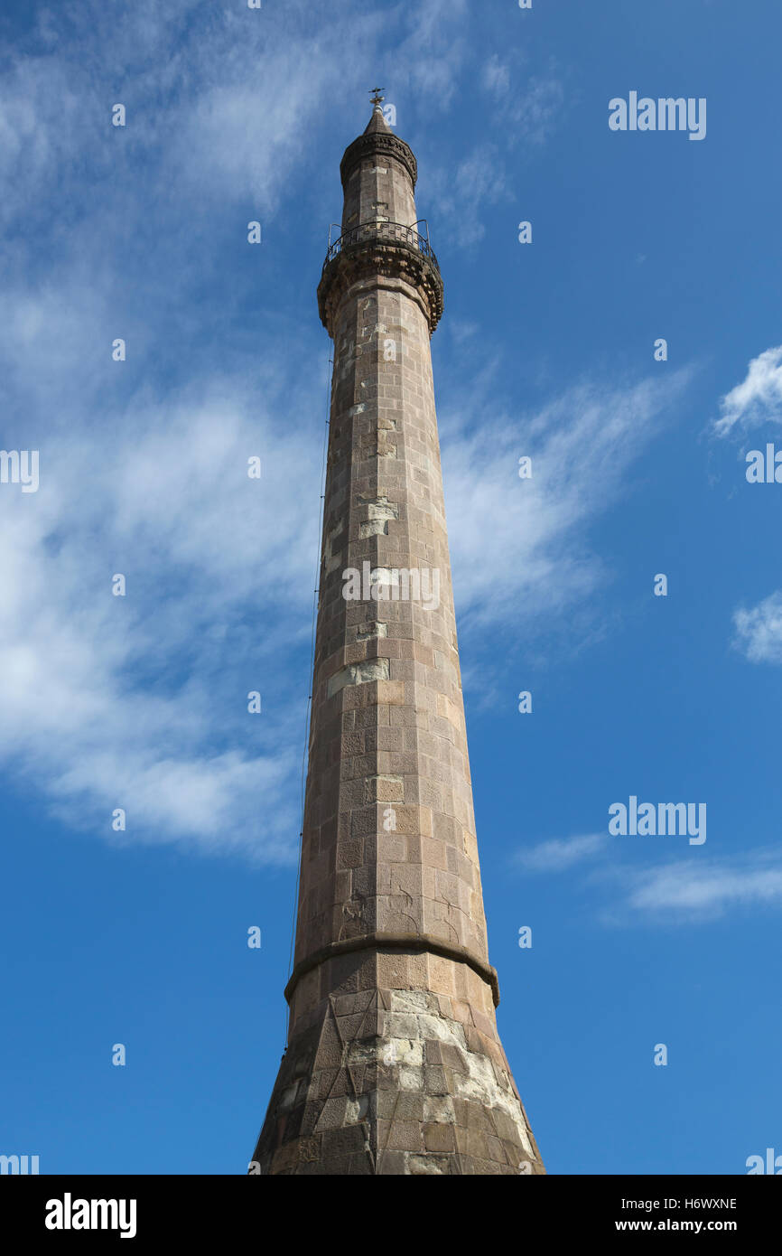 The Kethuda minaret , Eger, Hungary. The Minaret of Eger is the ...