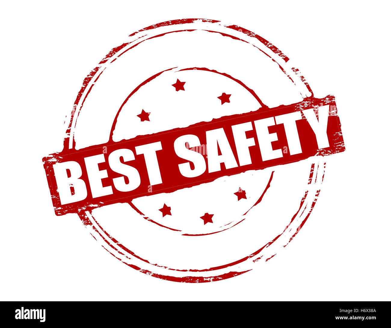 Rubber stamp with text best safety inside, vector illustration Stock ...