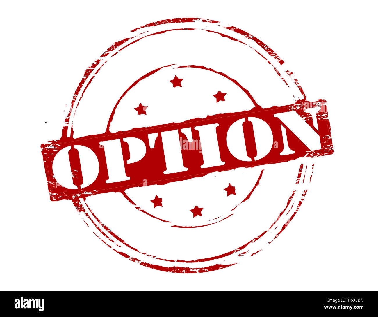 Rubber stamp with word option inside, vector illustration Stock Photo ...