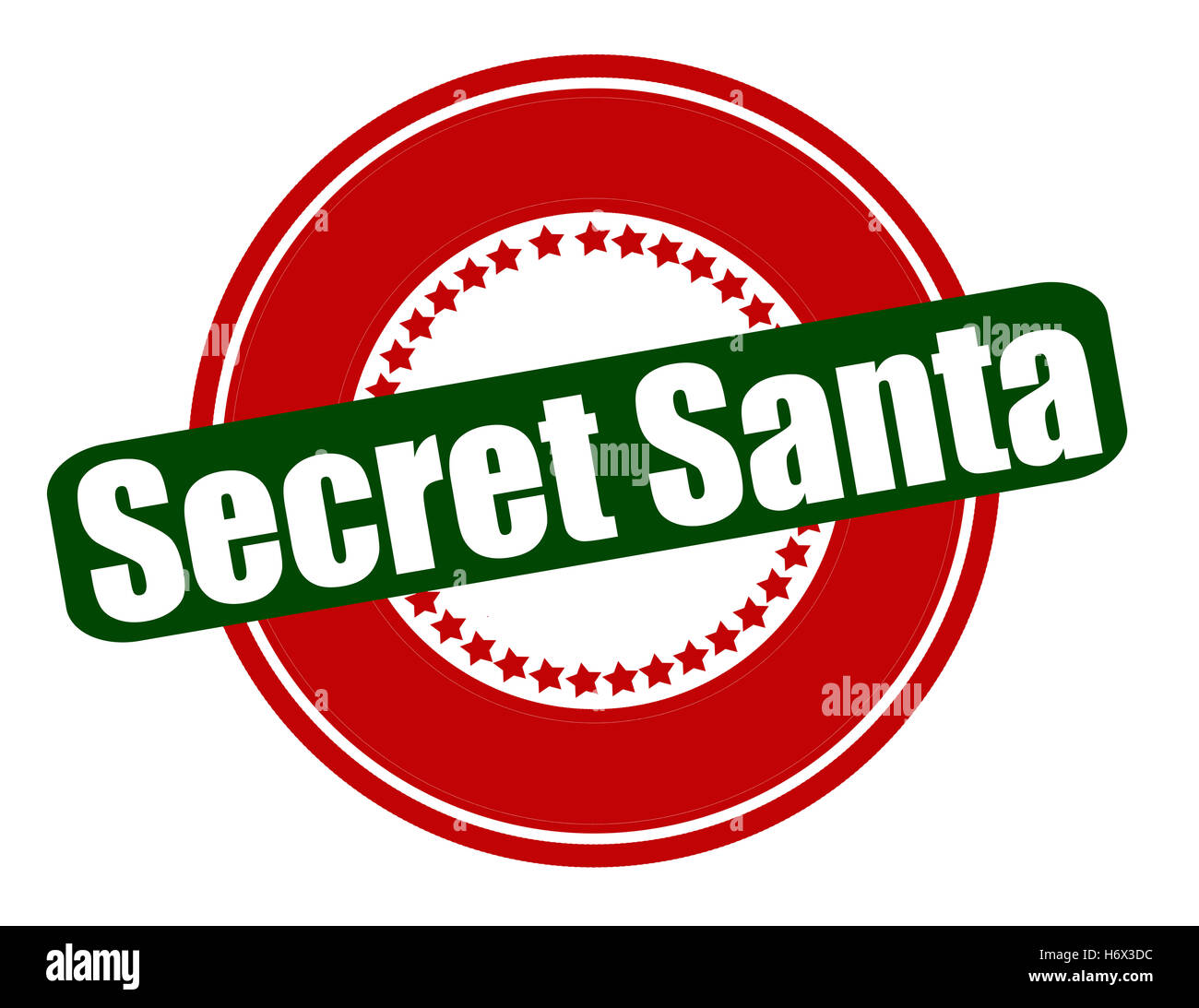Rubber stamp with text Secret Santa inside, vector illustration Stock ...