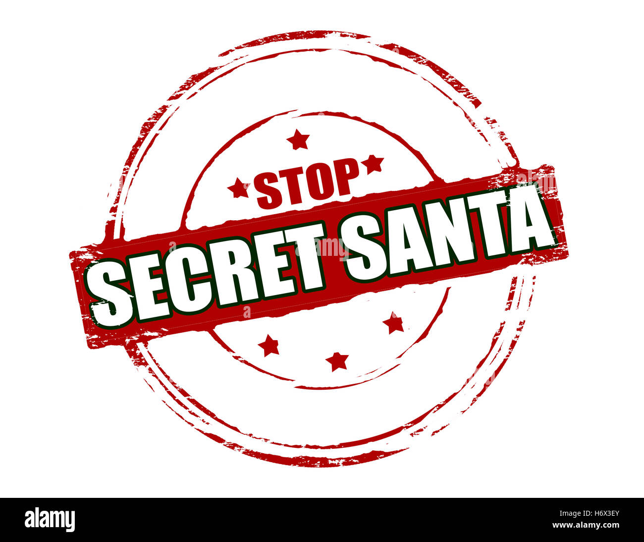 Stamp with text secret santa inside hi-res stock photography and images ...