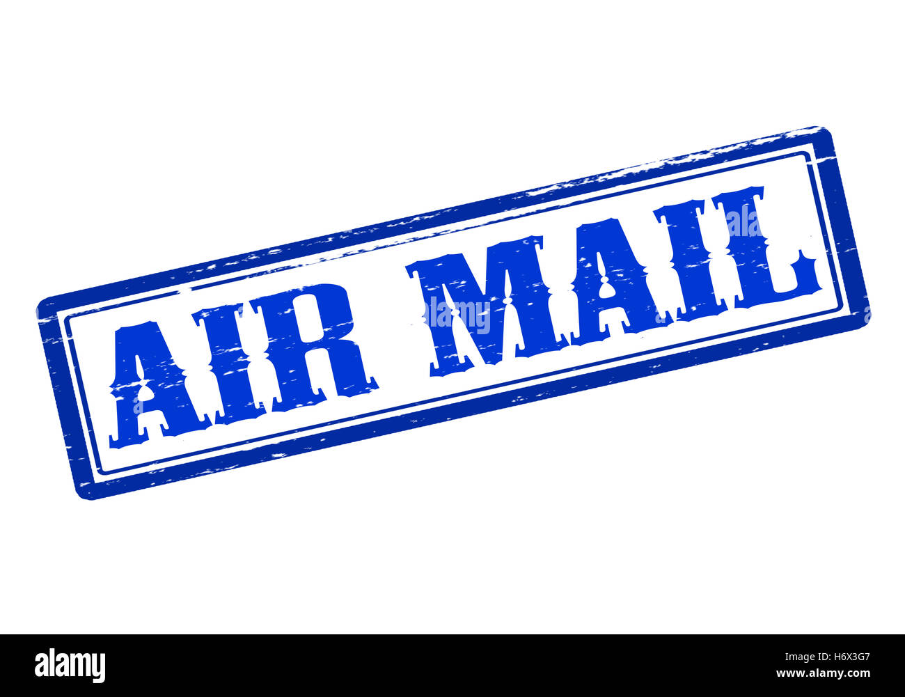 Rubber stamp with text air mail inside, vector illustration Stock Photo ...