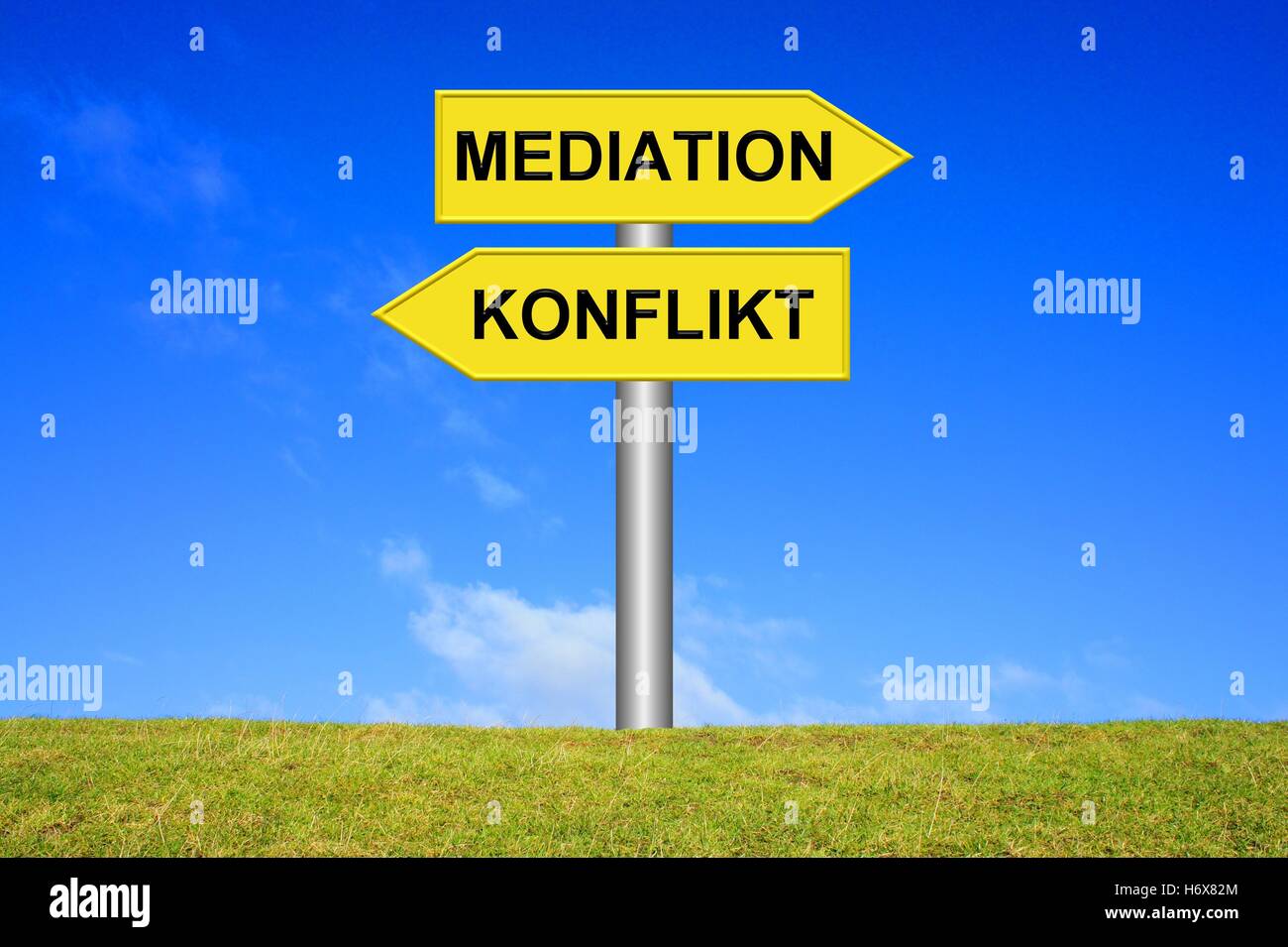 Conflict mediation signs symbols hi-res stock photography and images ...