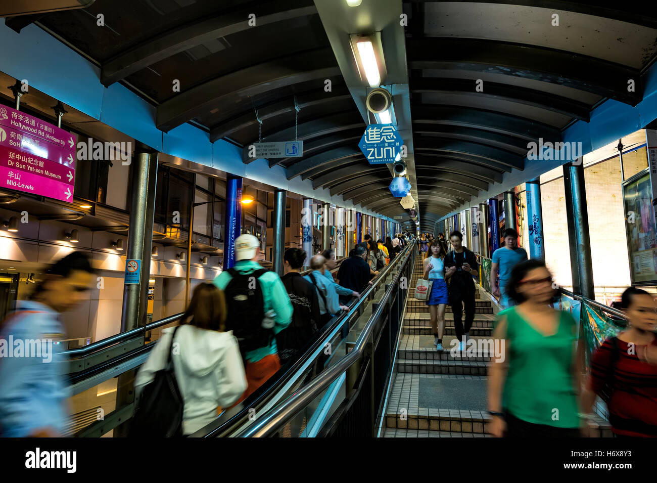 The Central to Mid-Levels Escalator system, is the world's longest ...