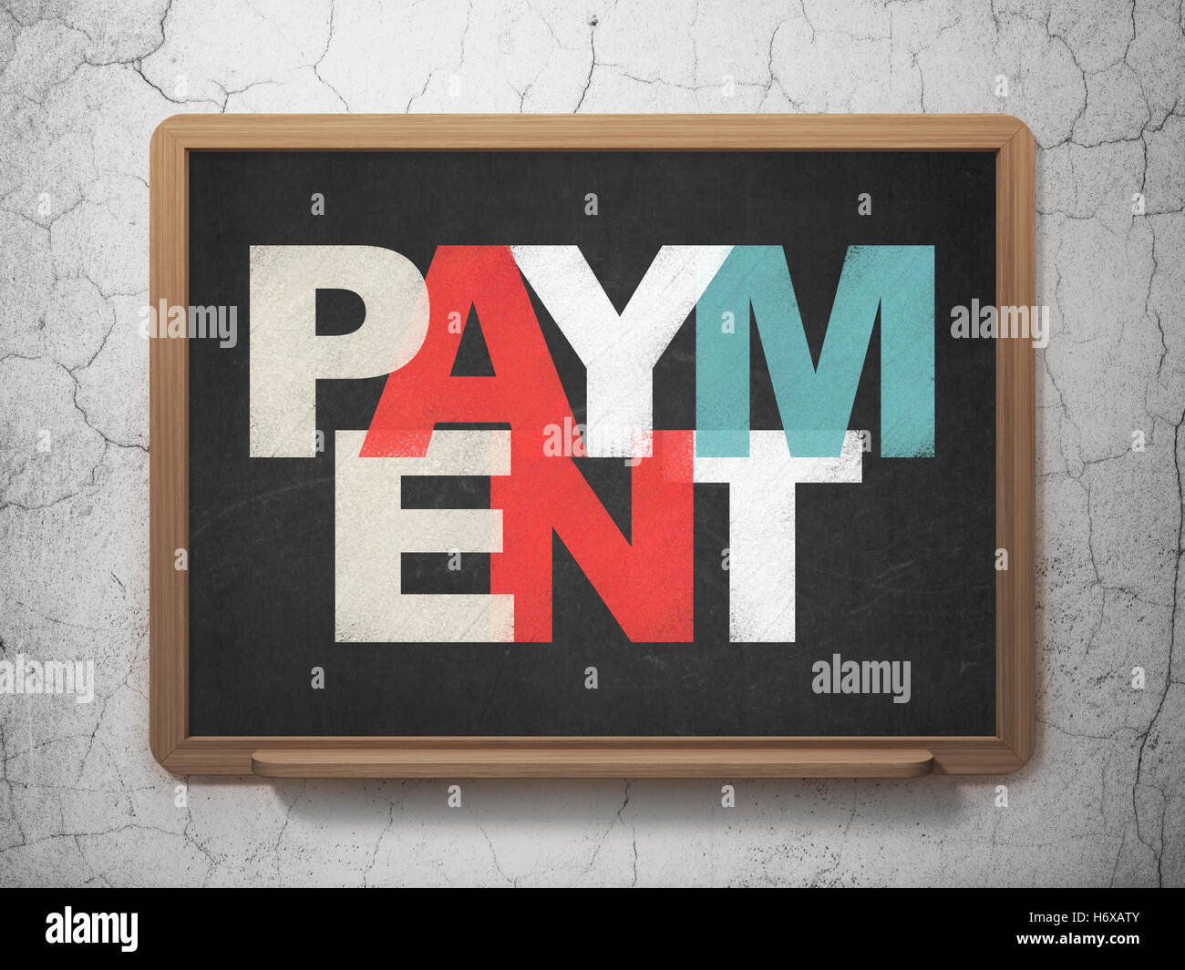 Currency concept: Payment on School board background Stock Photo - Alamy