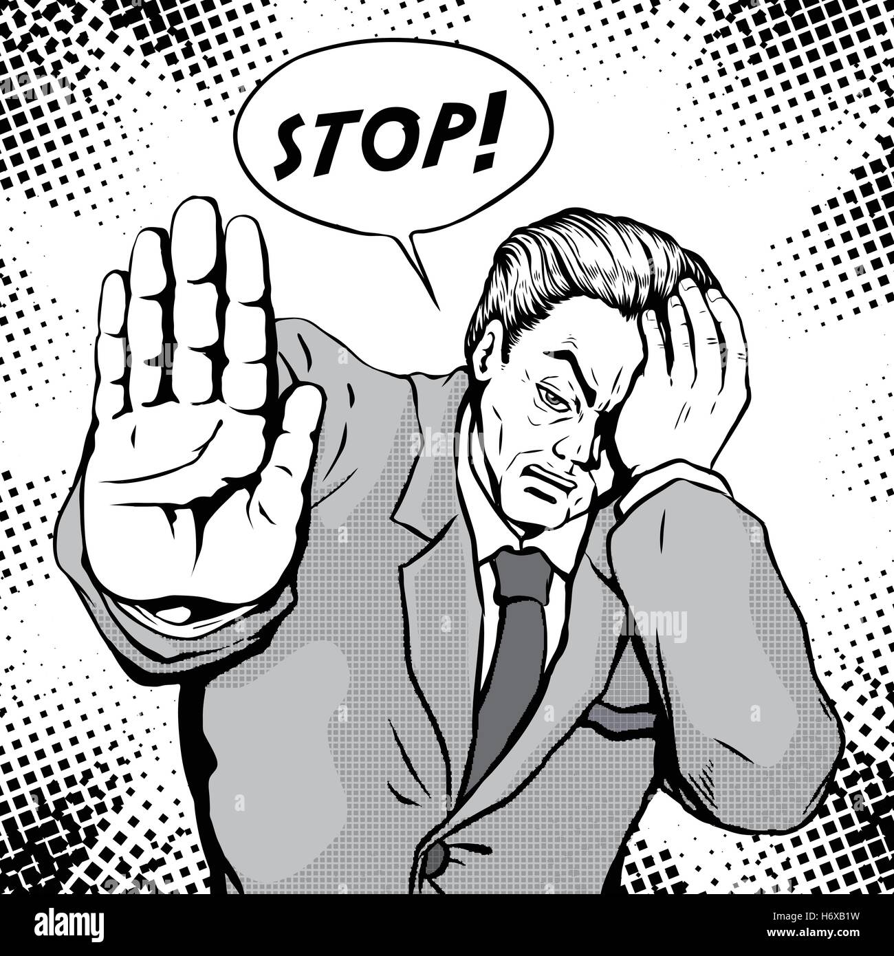 40s manager Stock Vector Images - Alamy