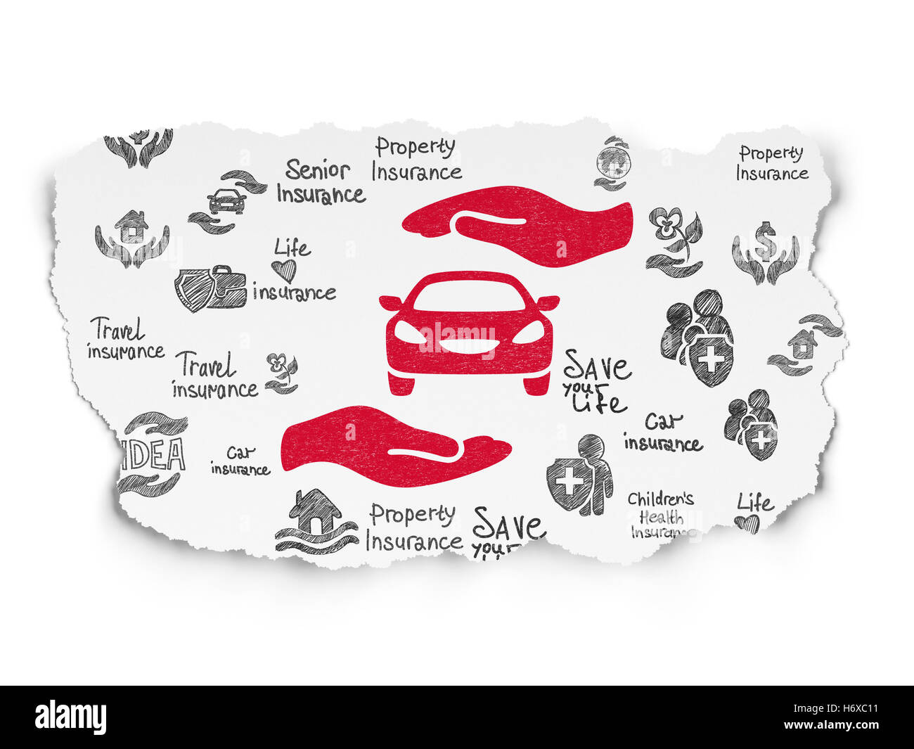 Palm on car Cut Out Stock Images & Pictures - Alamy