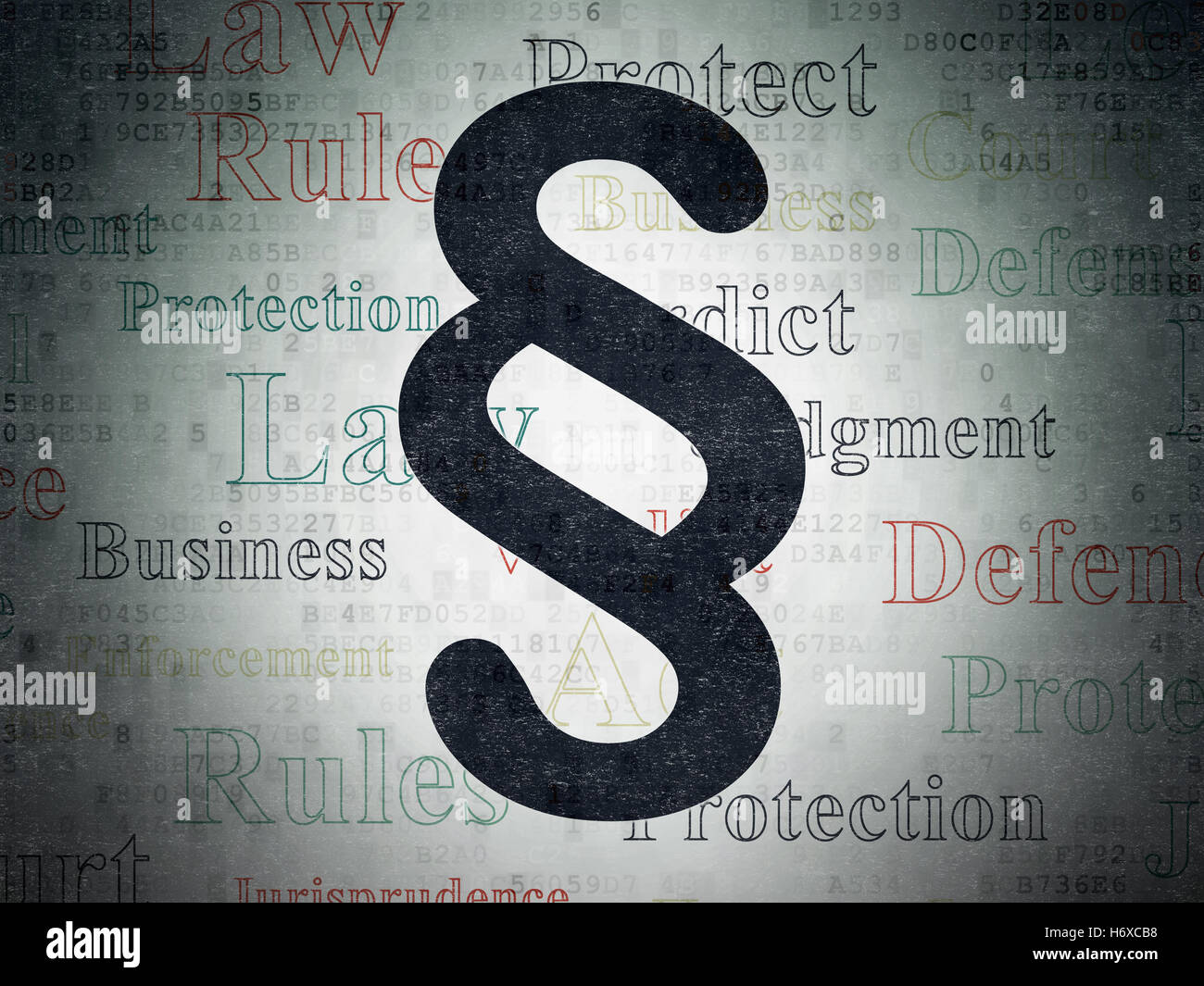 Law concept: Paragraph on Digital Data Paper background Stock Photo - Alamy