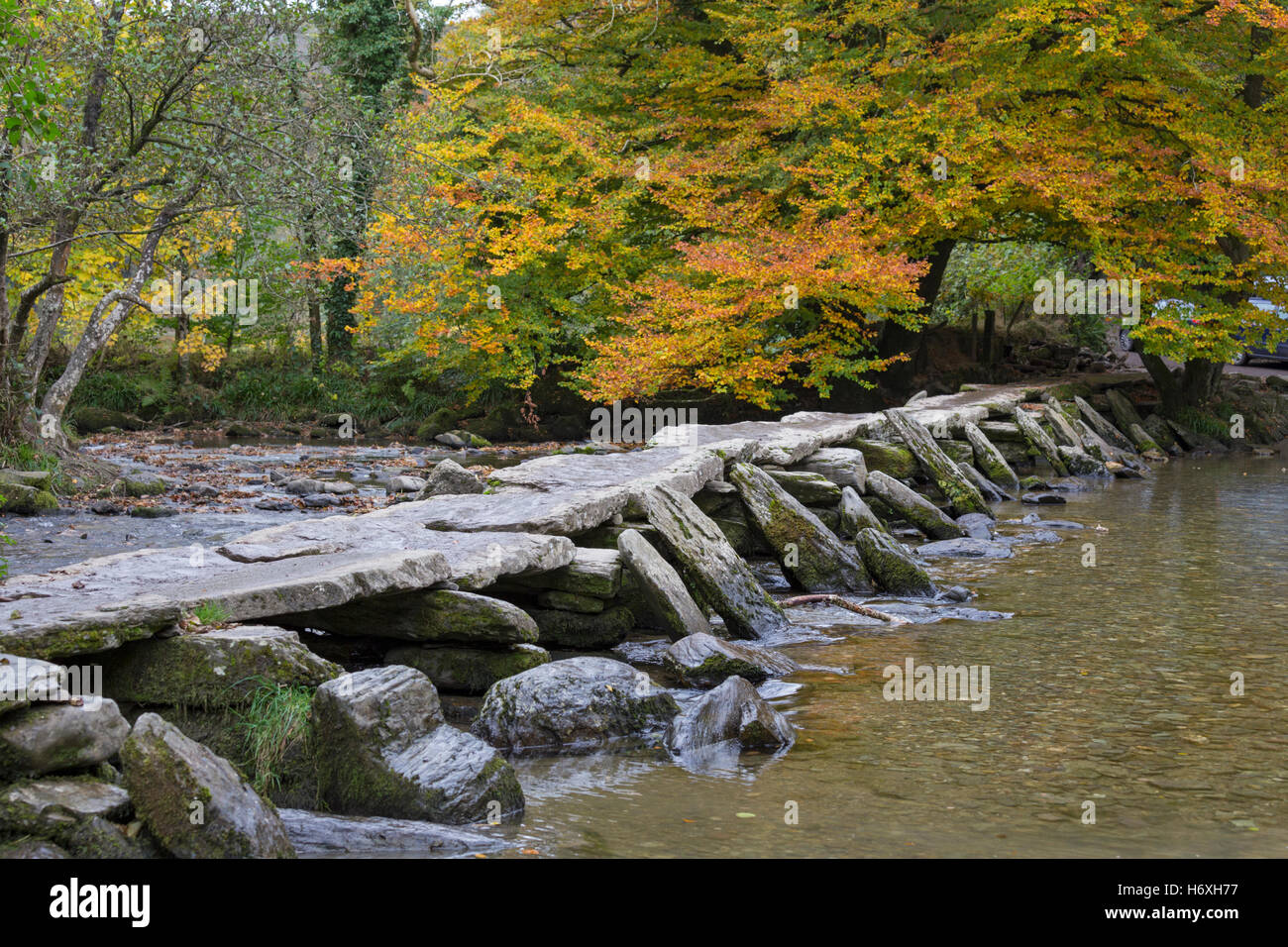 Tarr steps clapper bridge river hi-res stock photography and images - Alamy