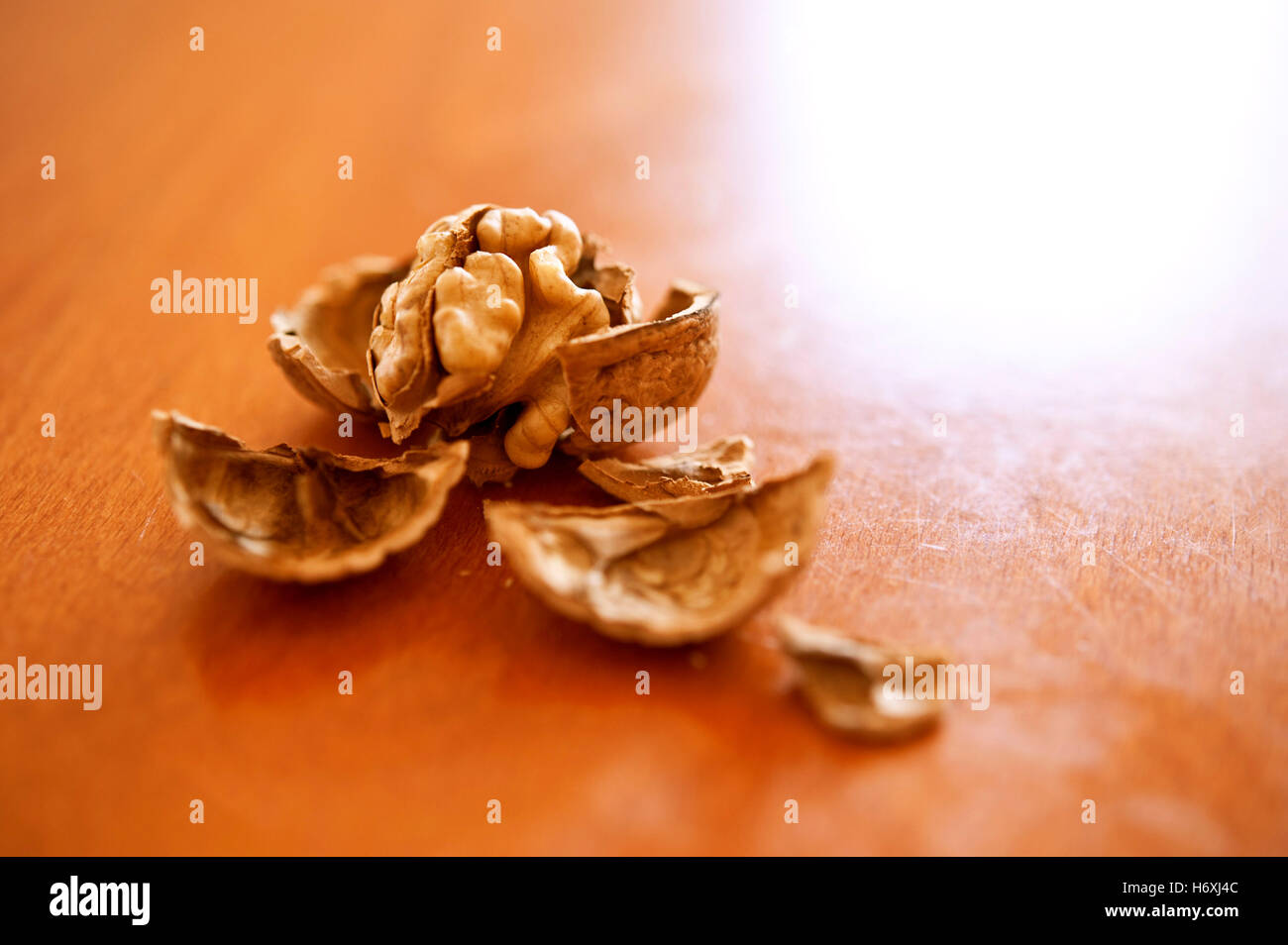 Cracked walnut hi-res stock photography and images - Alamy