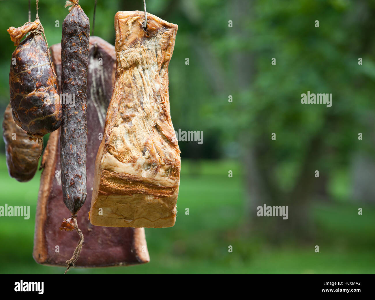 male masculine sausage ham bacon nature frankfurters food aliment ...