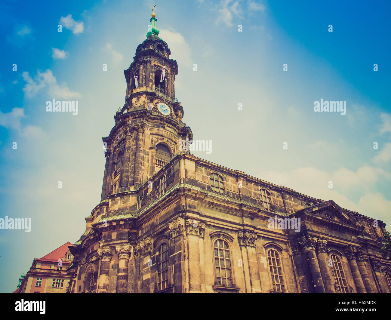 church cross europe classical Dresden style of construction ...