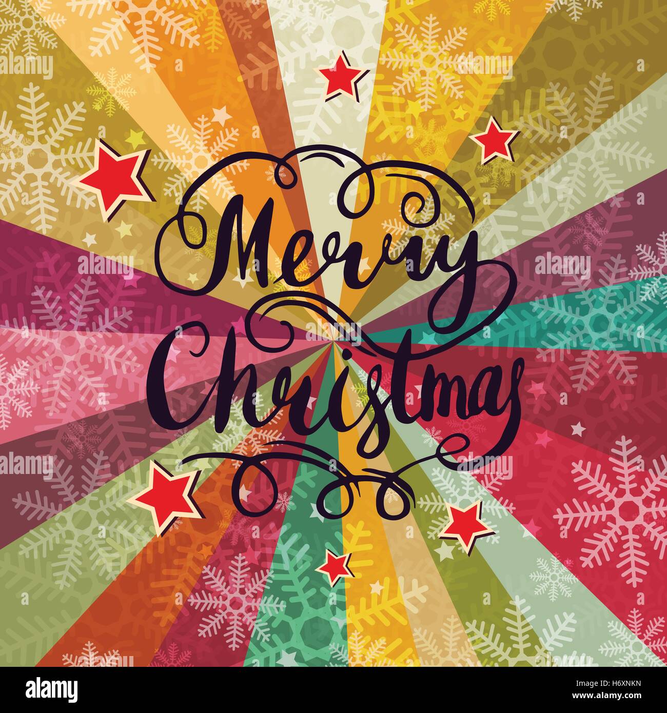 Christmas background with lettering Stock Vector Image & Art - Alamy