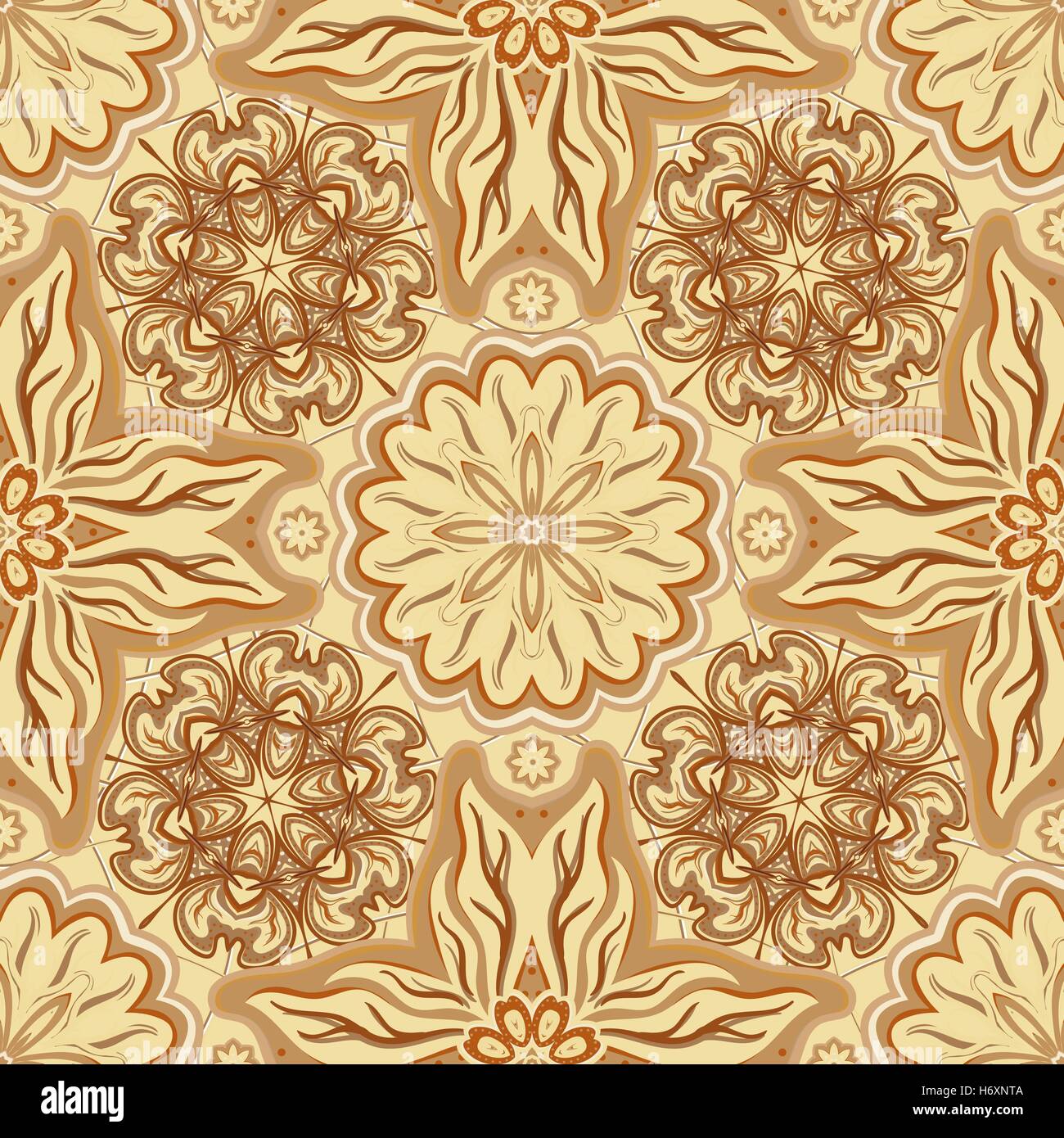 Seamless tile background, Arabic, Indian patterns Stock Vector Image ...