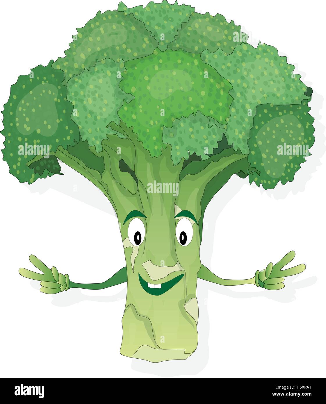 Cartoon vegetable vector image isolated on white background Stock ...