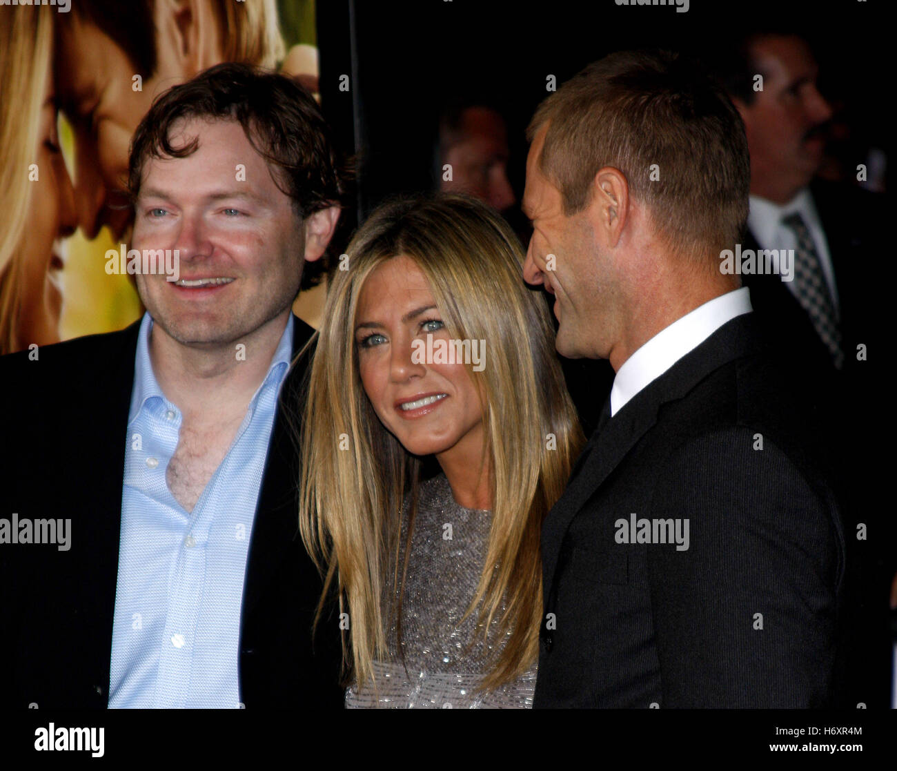 Brandon Camp, Aaron Eckhart and Jennifer Aniston at the World Premiere ...
