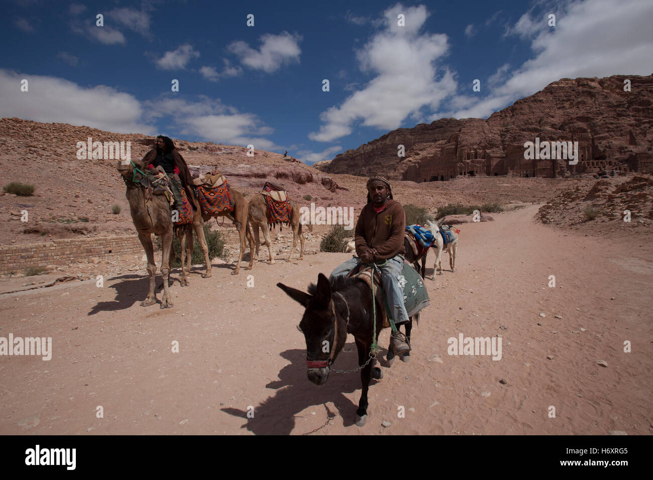 A Bedouin man from the Bedul tribe one of the Huwaitat tribes who have ...