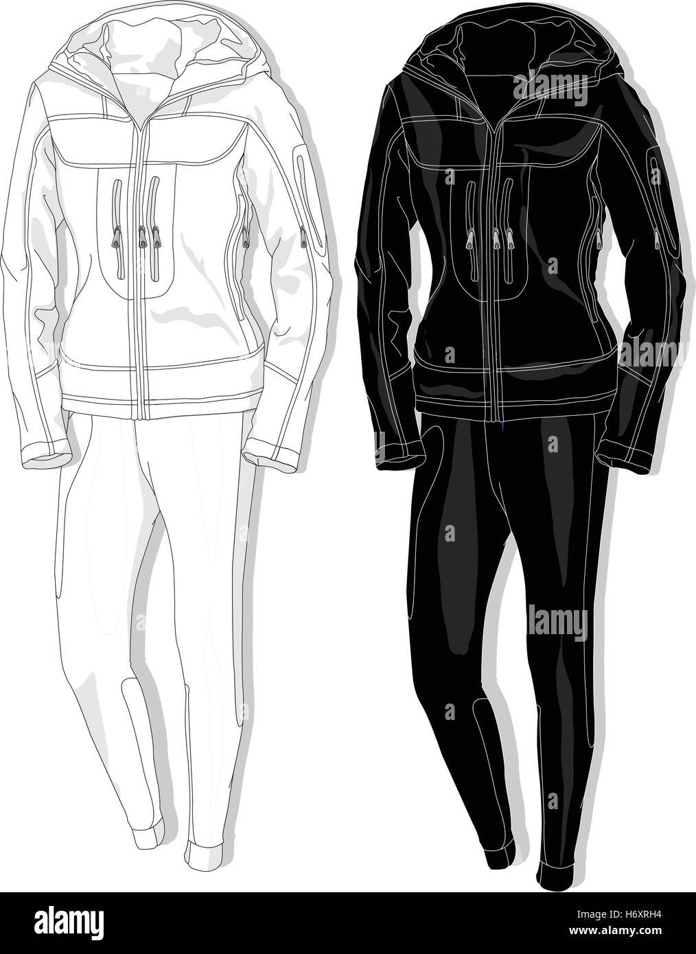 Sports dress suit Black and White Stock Photos & Images - Alamy