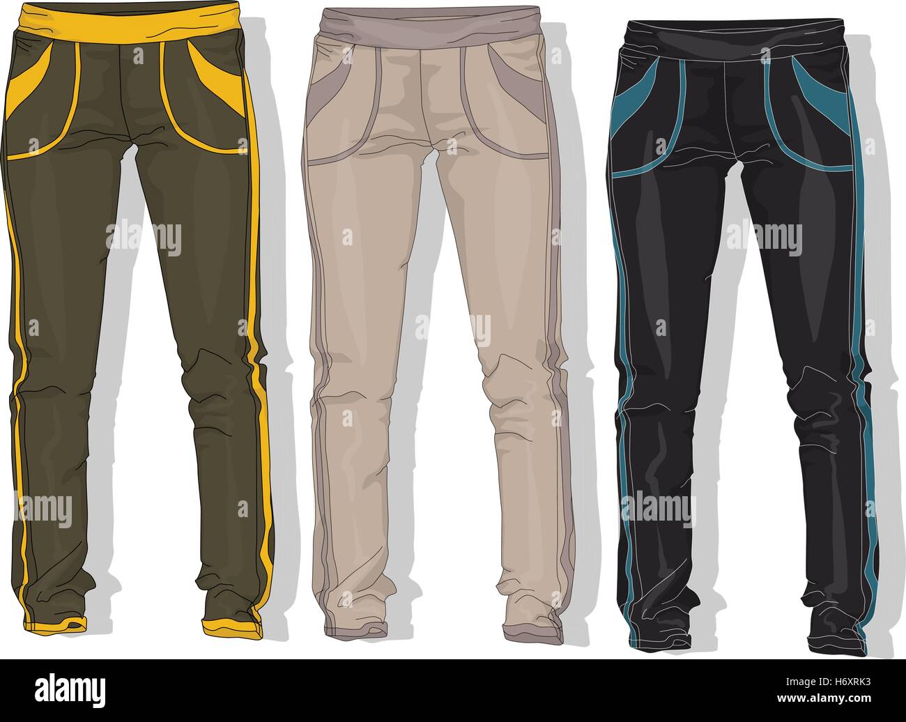 Sport trousers / pants isolated Stock Vector Image & Art - Alamy