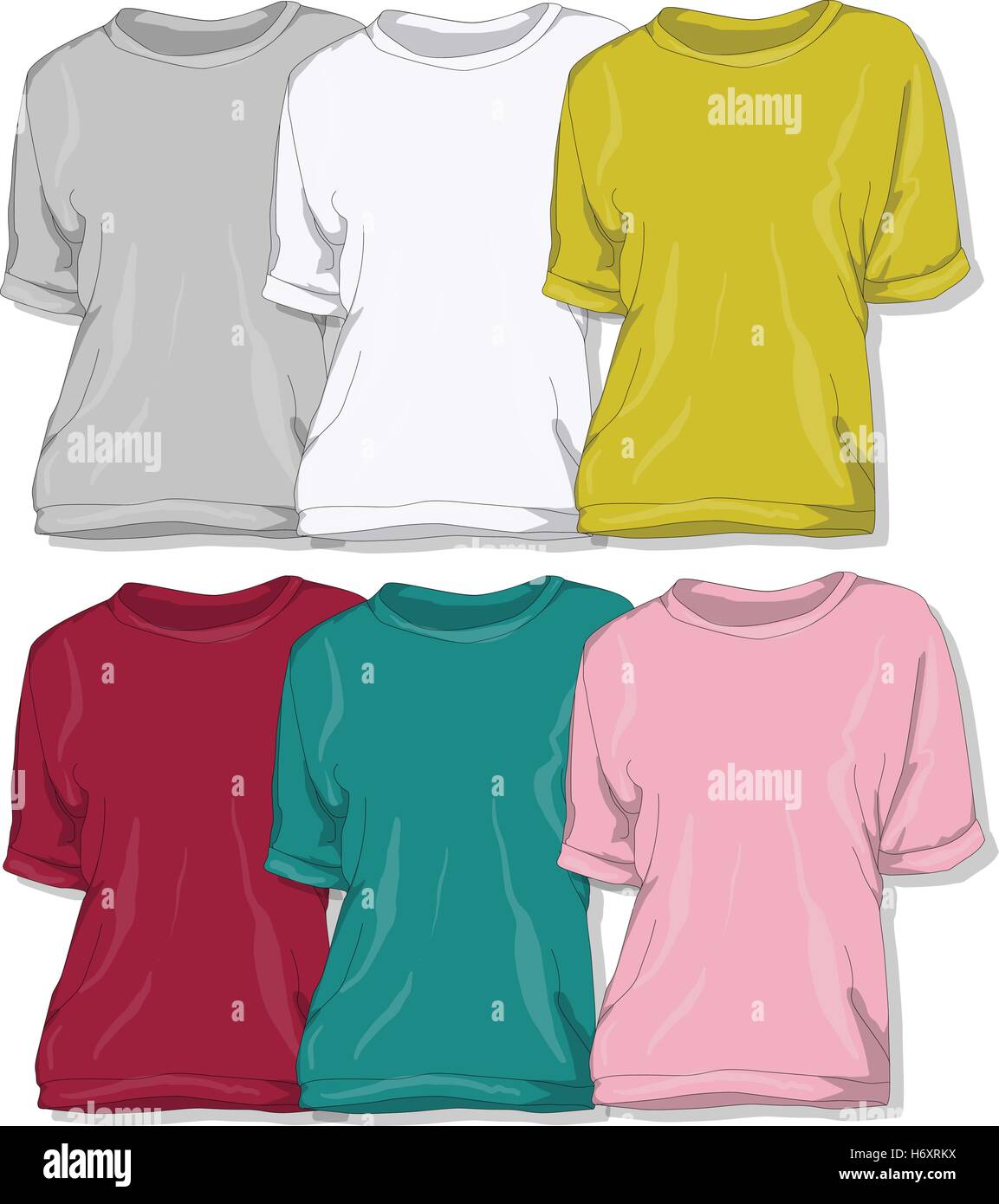 Sweatshirt set vector illustration Stock Vector Image & Art - Alamy