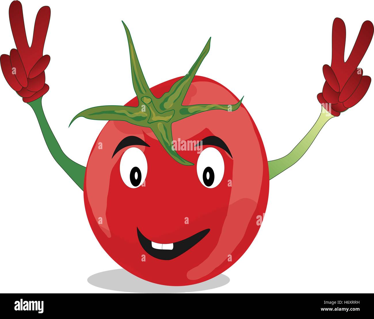 Cartoon vegetable vector image isolated on white background Stock ...