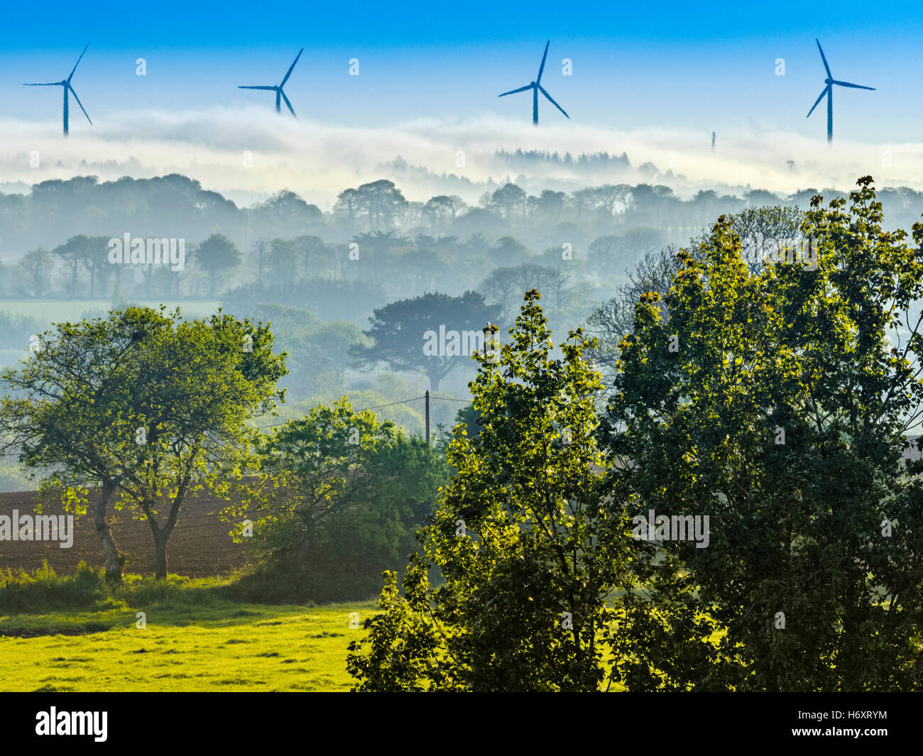 Brittany countryside, France Stock Photo - Alamy