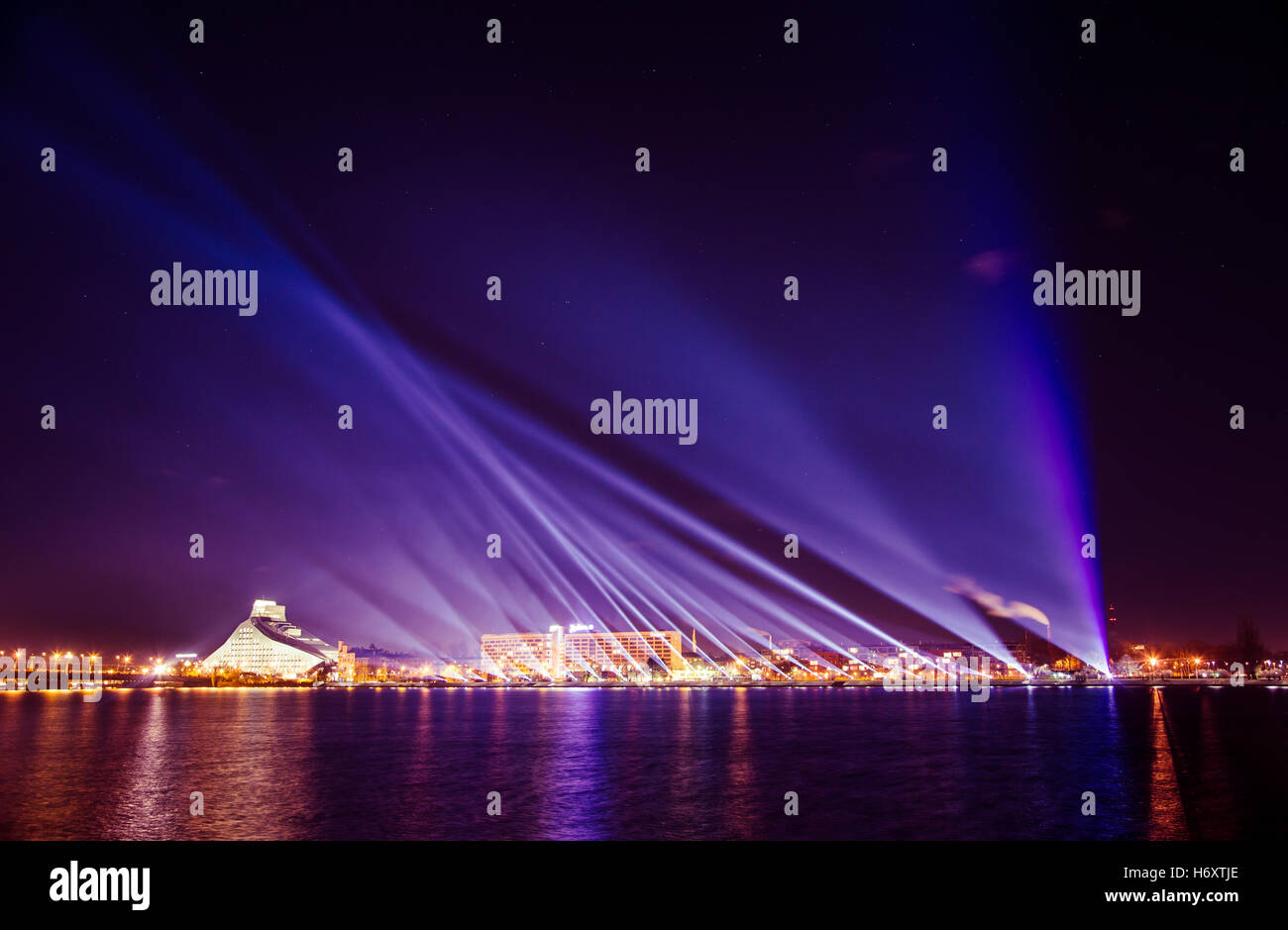 Riga festival of light hi-res stock photography and images - Alamy