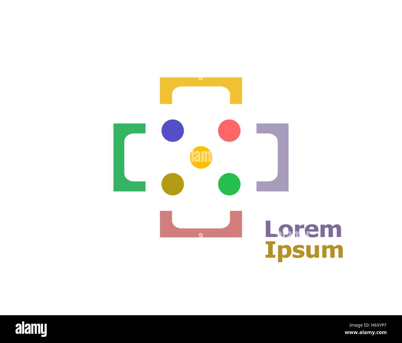 Abstract logo design template. Science technology, Teamwork, Social ...