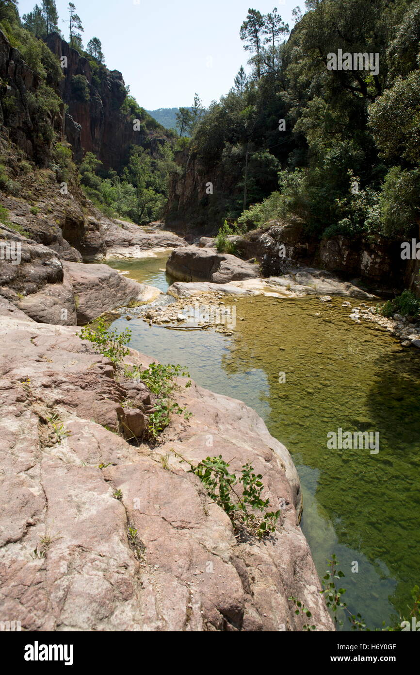 Gorges de Pennafort canyon, Pennafort, Var department, Provence-Alpes ...