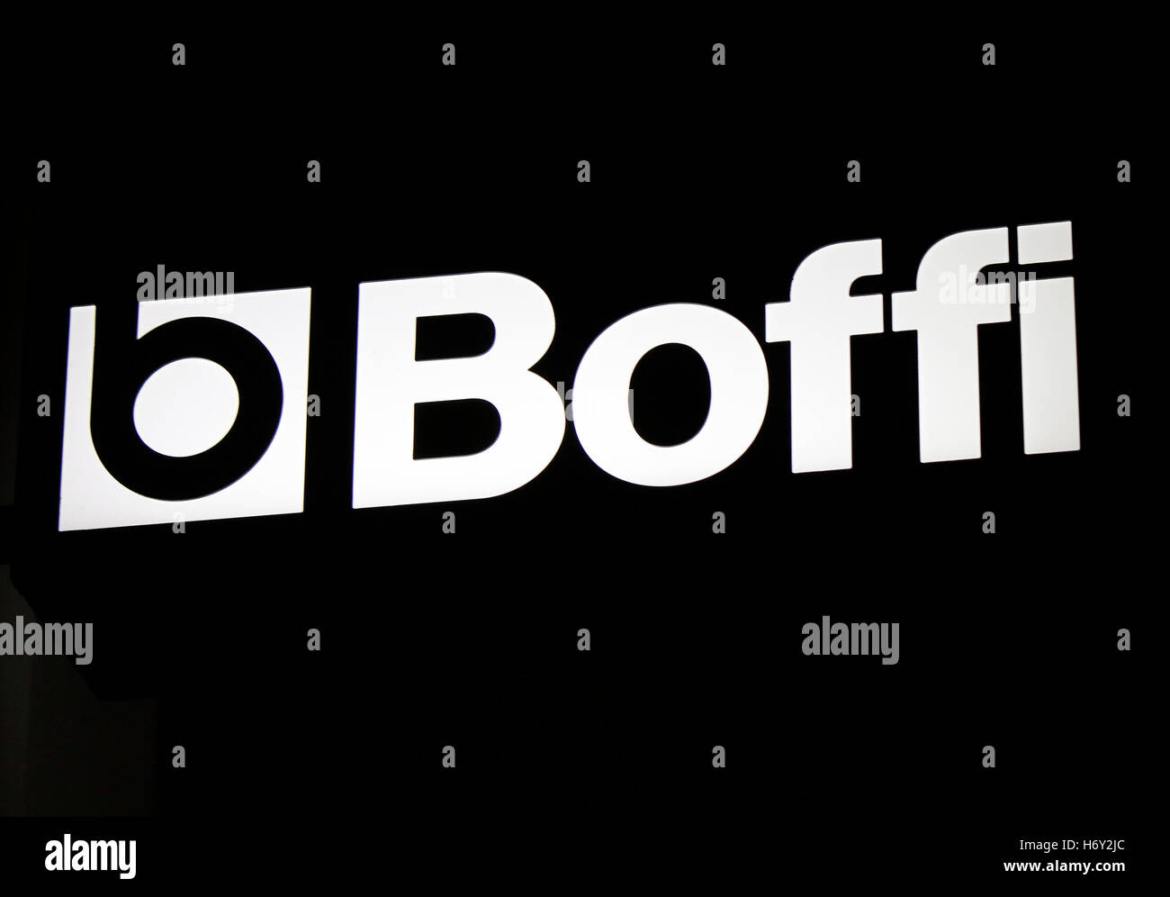 das Logo der Marke "Boffi", Berlin Stock Photo - Alamy