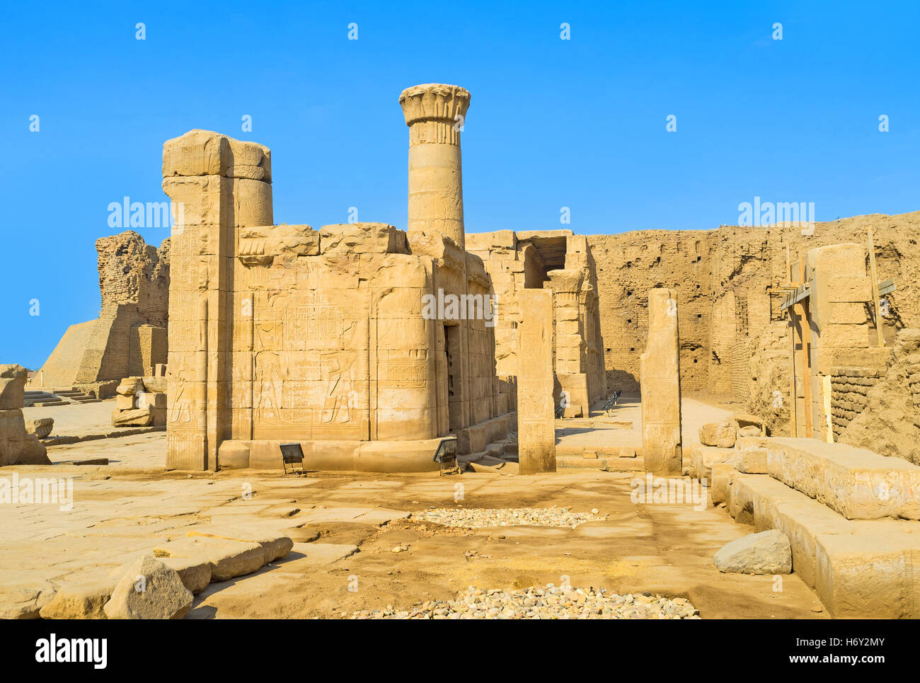 Birth house mammisi at edfu hi-res stock photography and images - Alamy