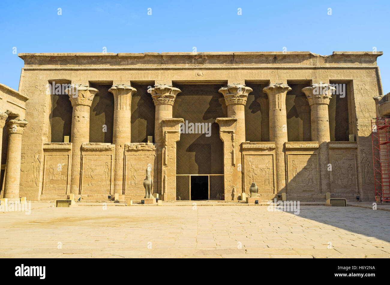 Hypostyle Hall Edfu Temple Edfu High Resolution Stock Photography and ...