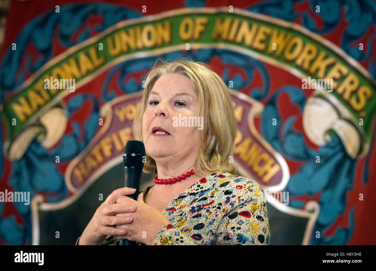 Barbara Jackson, from the Orgreave Truth and Justice Campaign speaks ...
