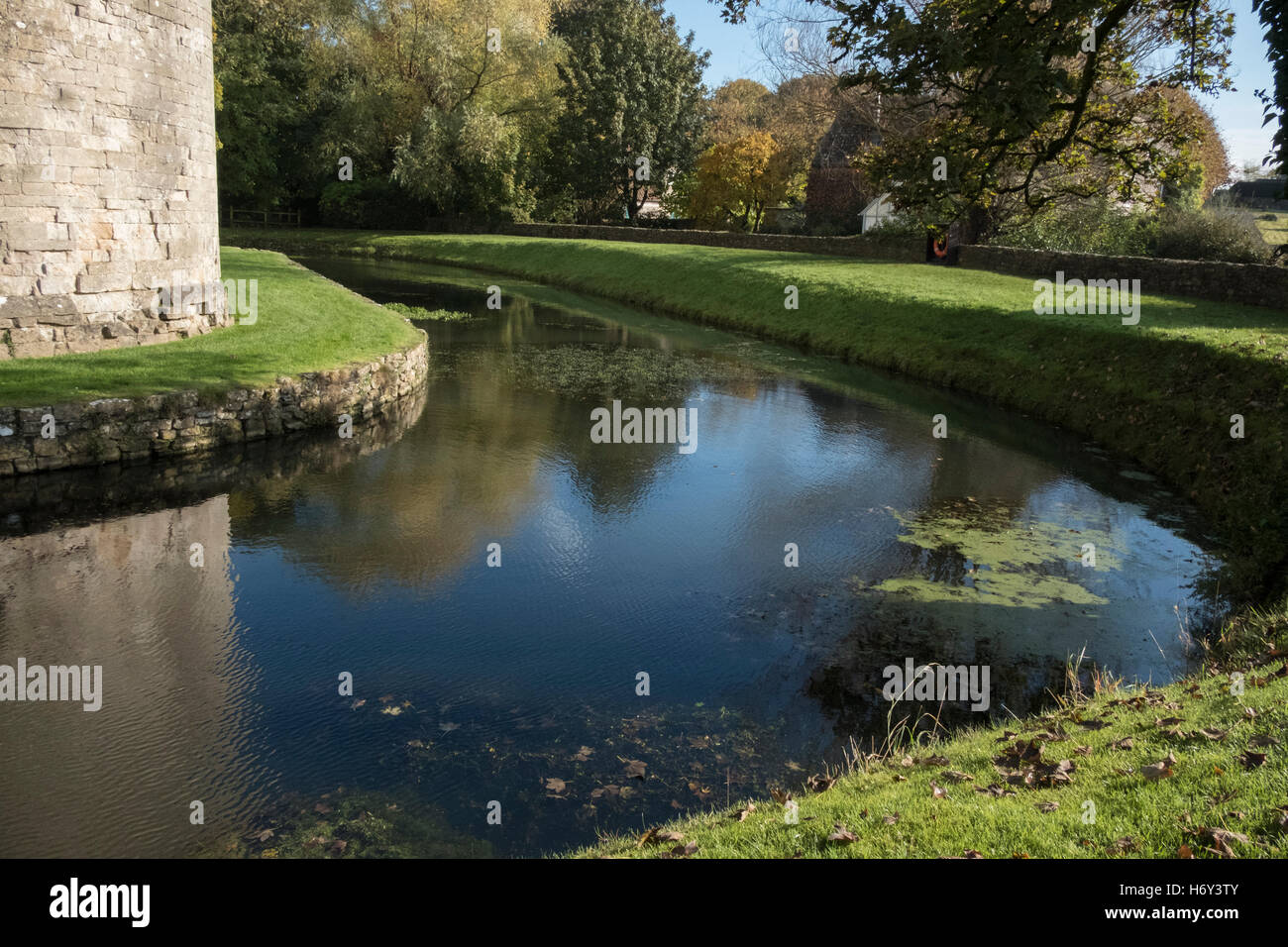 Medieval nunney castle somerset england hi-res stock photography and ...