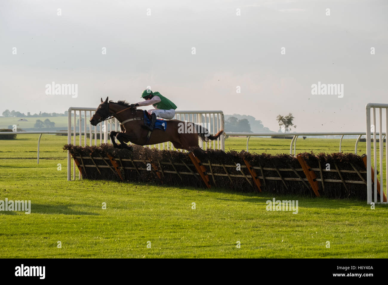 Horse racing track, uk hi-res stock photography and images - Alamy