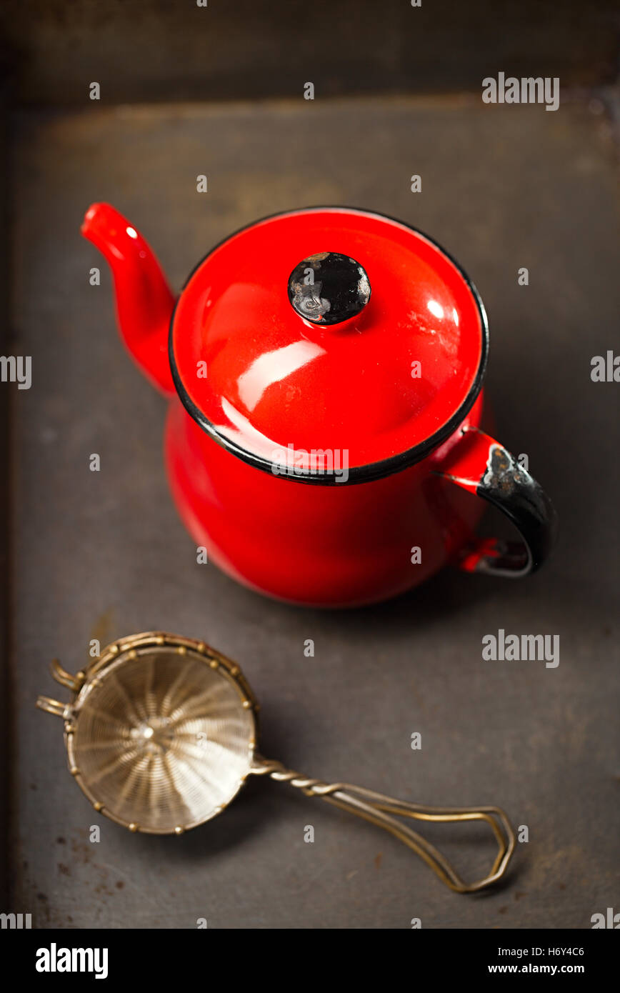 Old vintage kitchen strainer sieve hi-res stock photography and images ...
