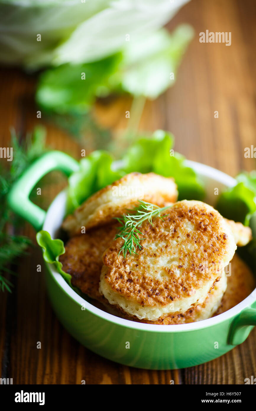 vegetable cutlets with cabbage Stock Photo - Alamy