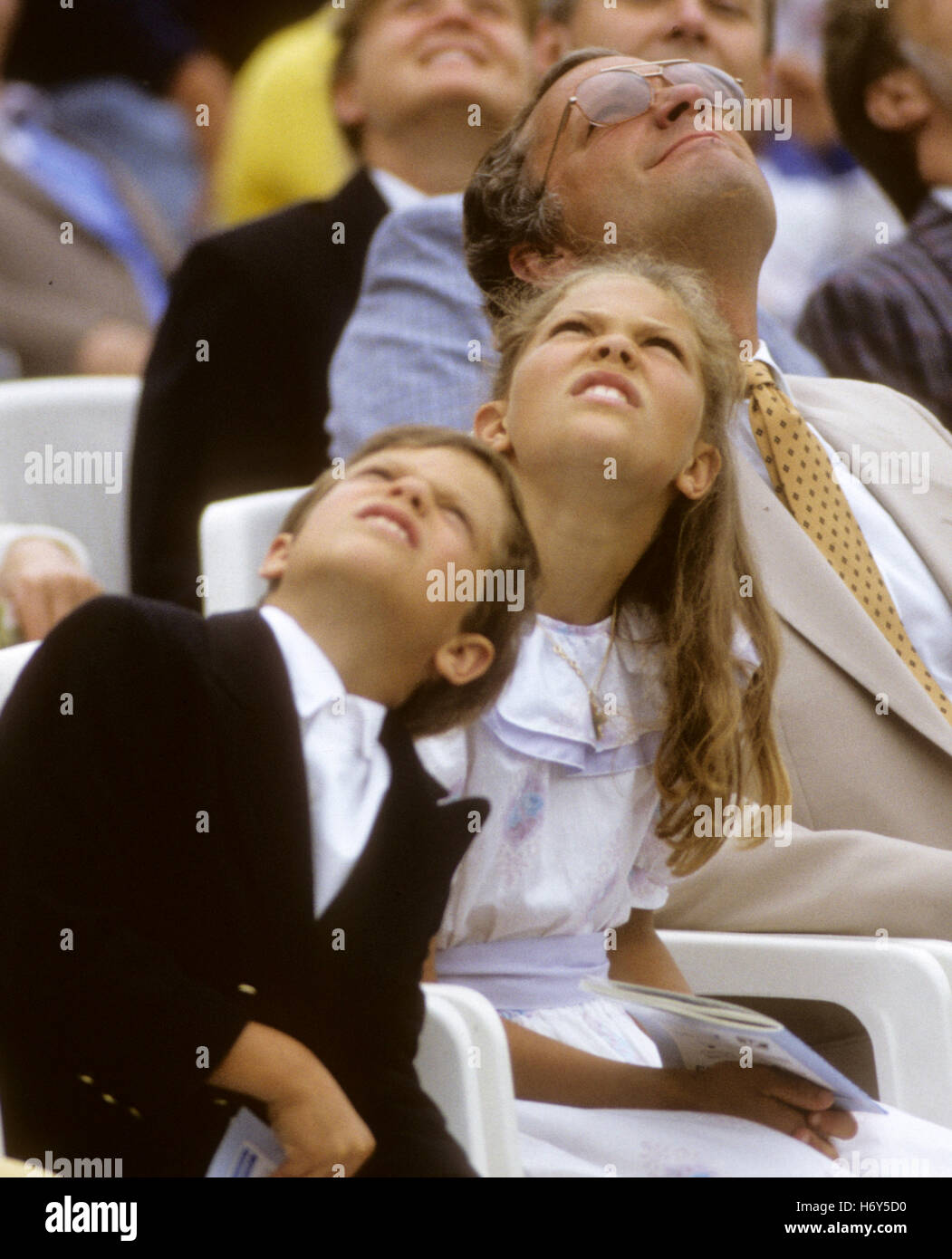 CROWN PRINCESS VICTORIA with brother Prince Carl Philip and dad King ...