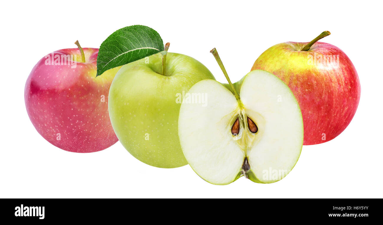 apple isolated on white background Stock Photo - Alamy