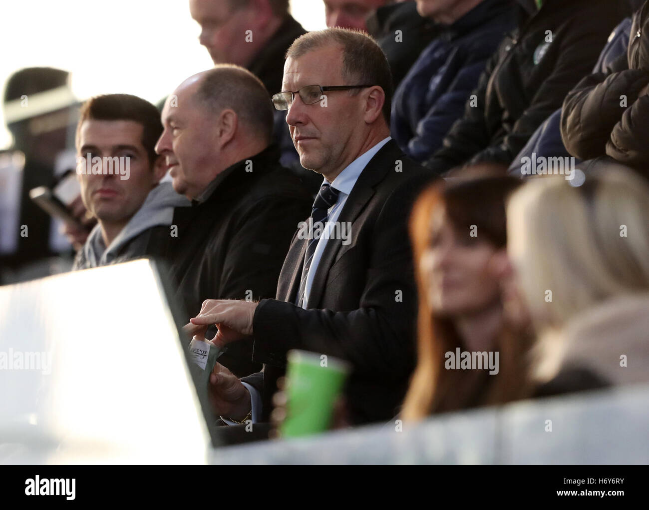 SFA Chief Executive Stewart Regan at the Under-16 Victory Shield match ...