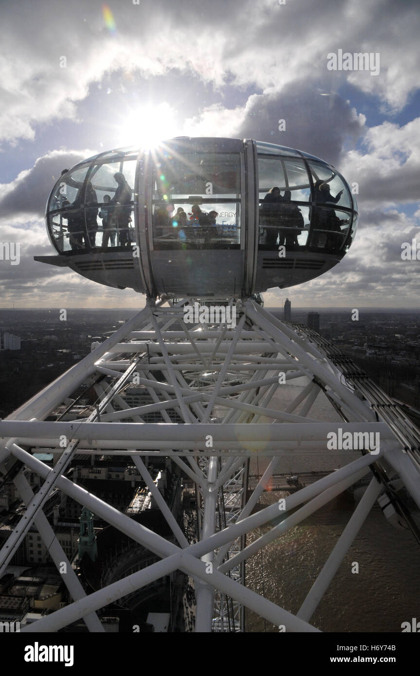 London eye's cabin Stock Photo - Alamy