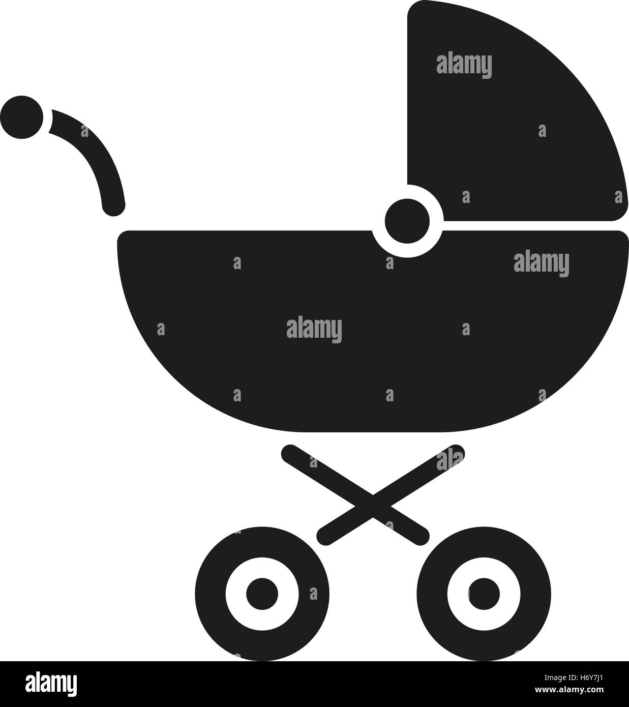 Pram icon. Baby buggy vector design. Baby carriage symbol. web. graphic ...
