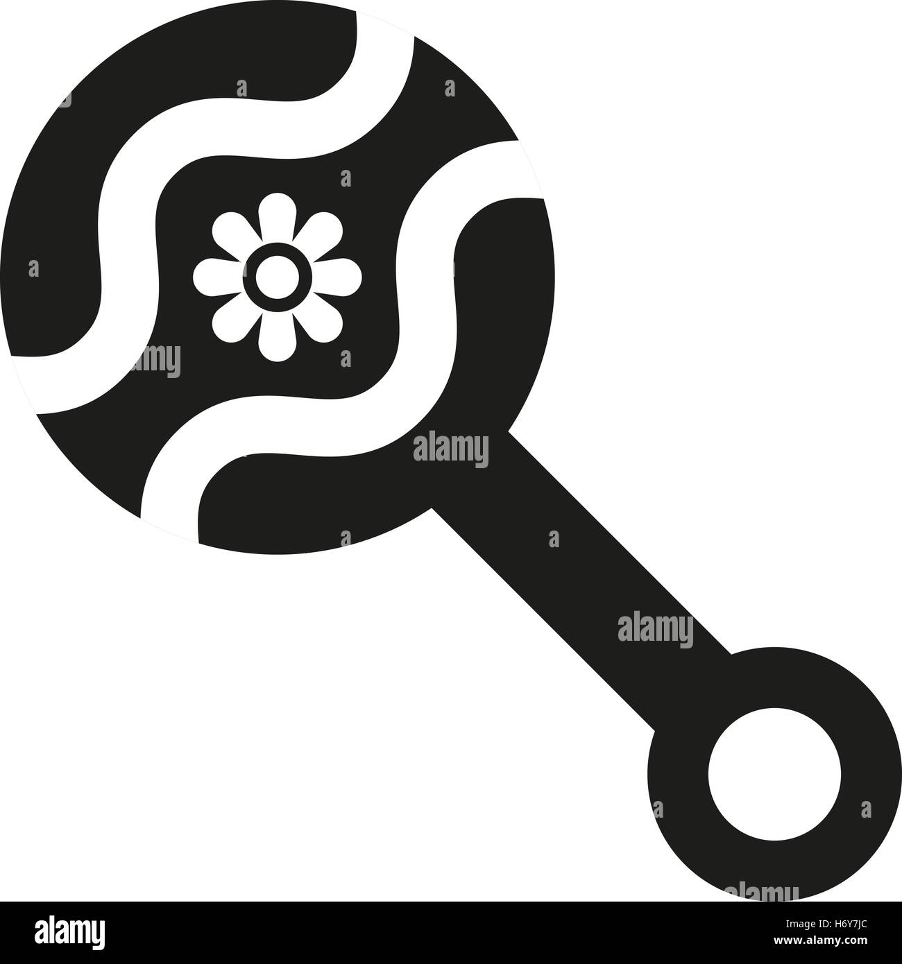 Beanbag icon. design. Rattle and maraca, clack symbol. web. graphic. AI ...